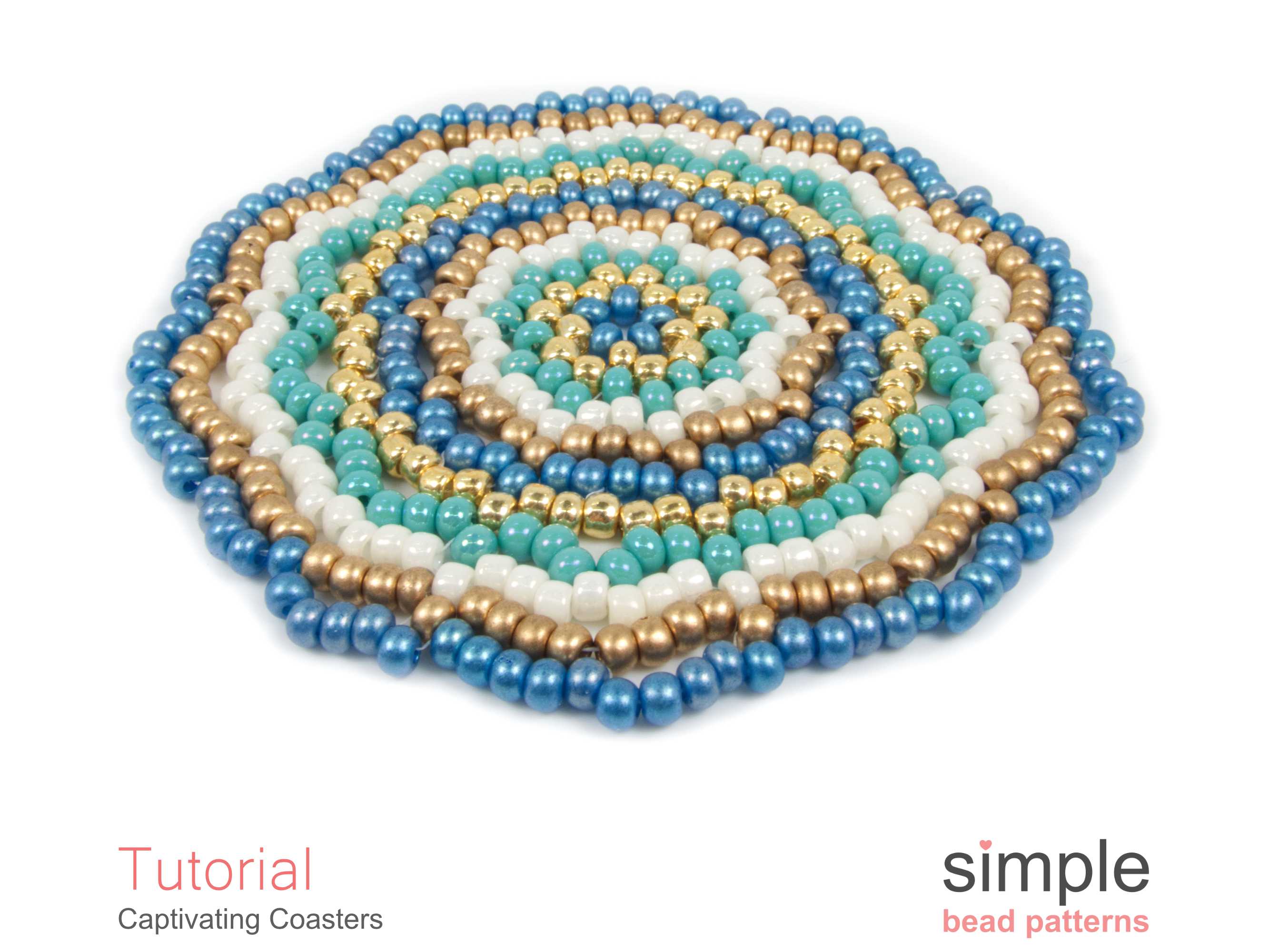 Captivating Coasters Beading Pattern – Simple Bead Patterns