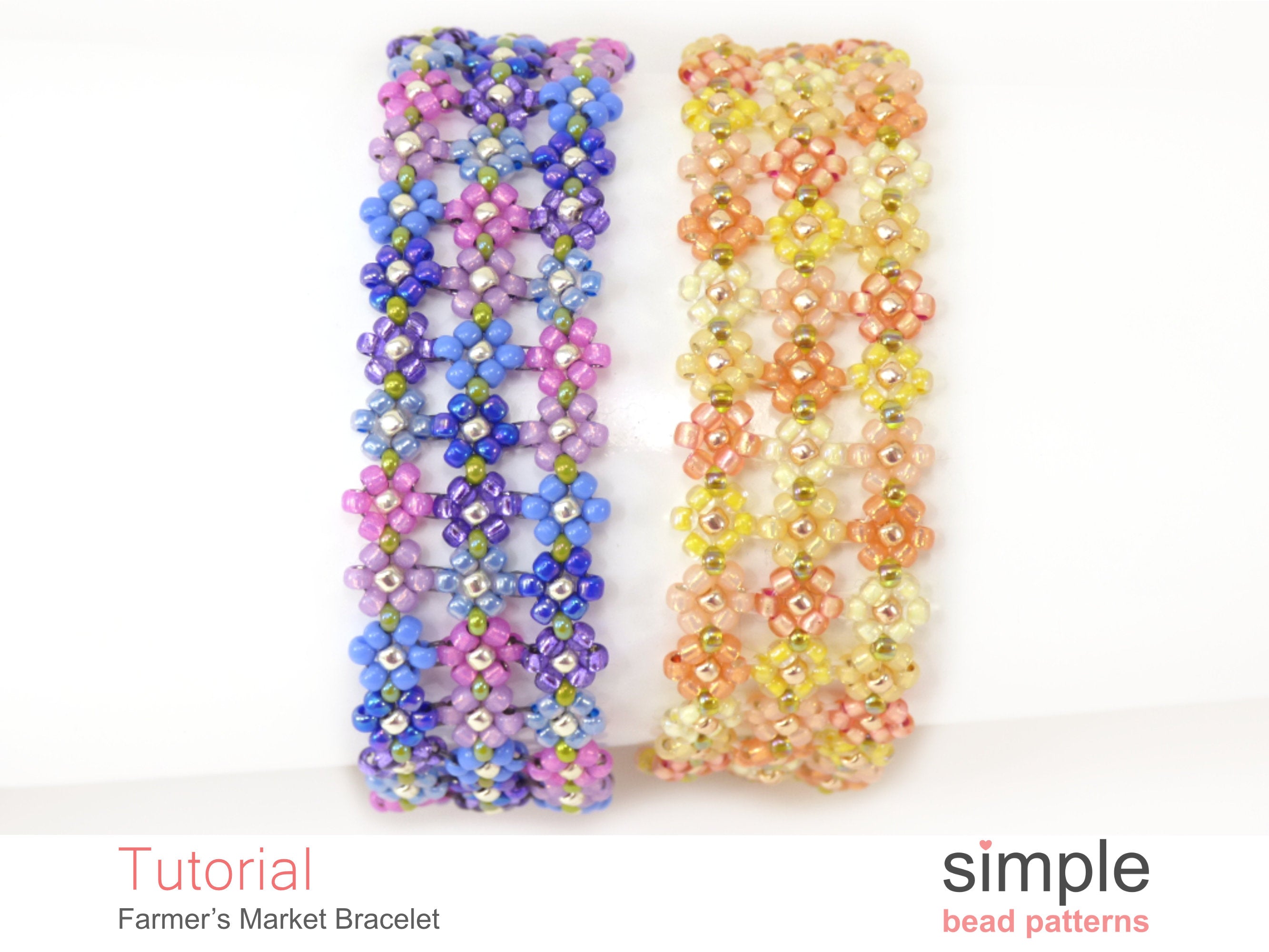 Farmer's Market Bracelet Beading Pattern – Simple Bead Patterns