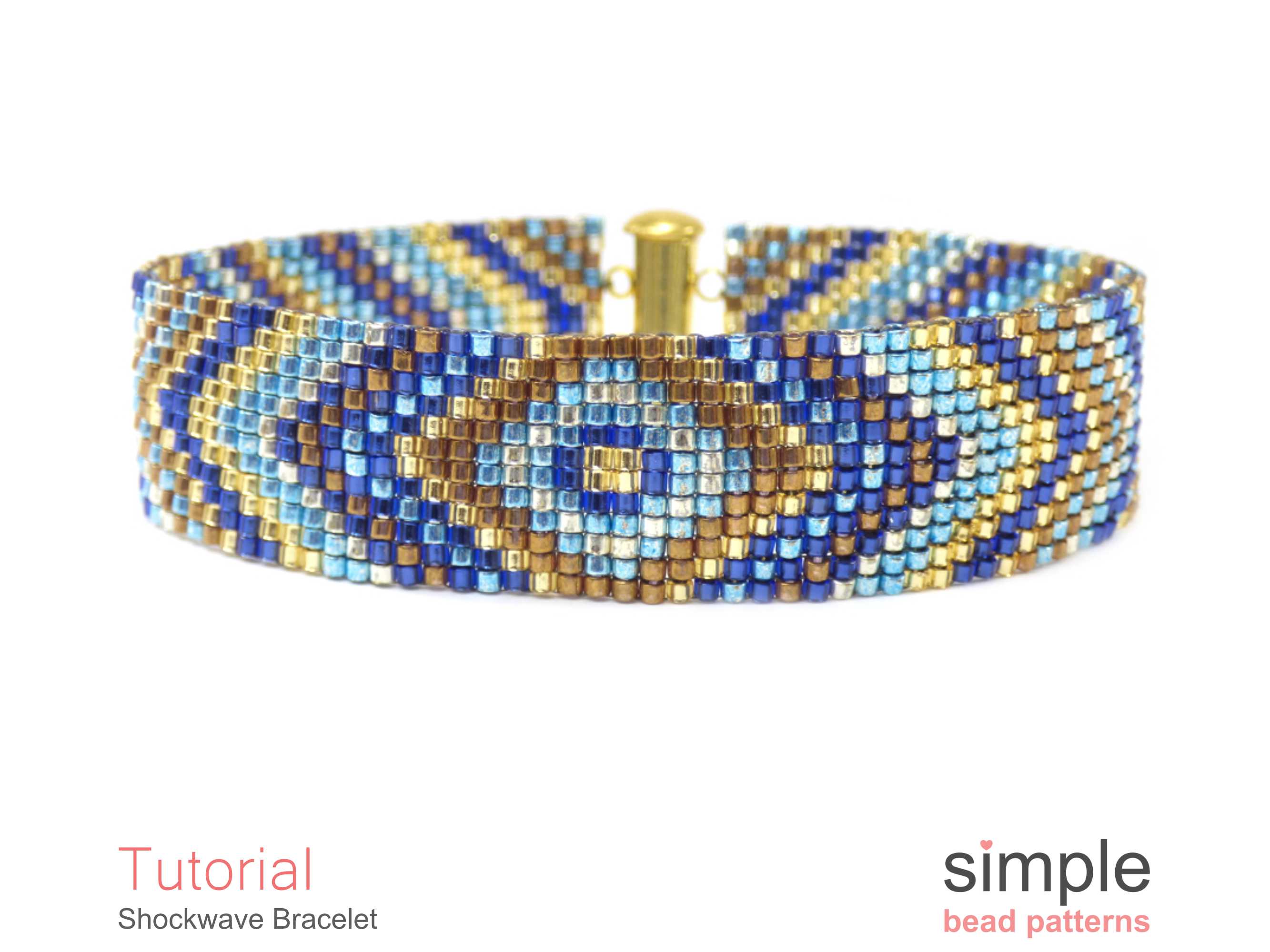Shockwave Bracelet Beading Pattern – Simple Bead Patterns